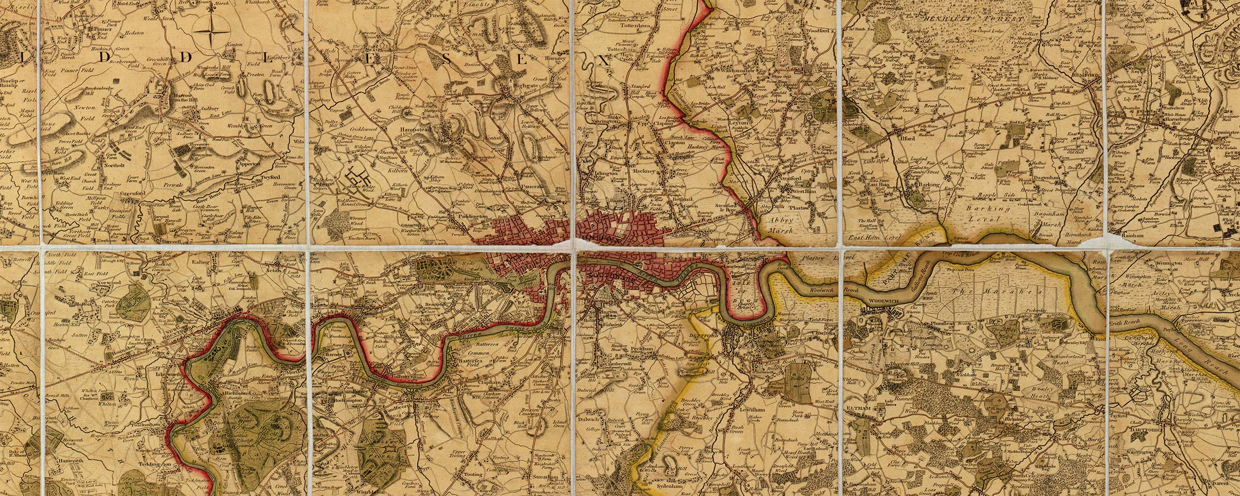 Old Maps of London: Rare & Beautiful Vintage Maps – The Unique Maps Co.