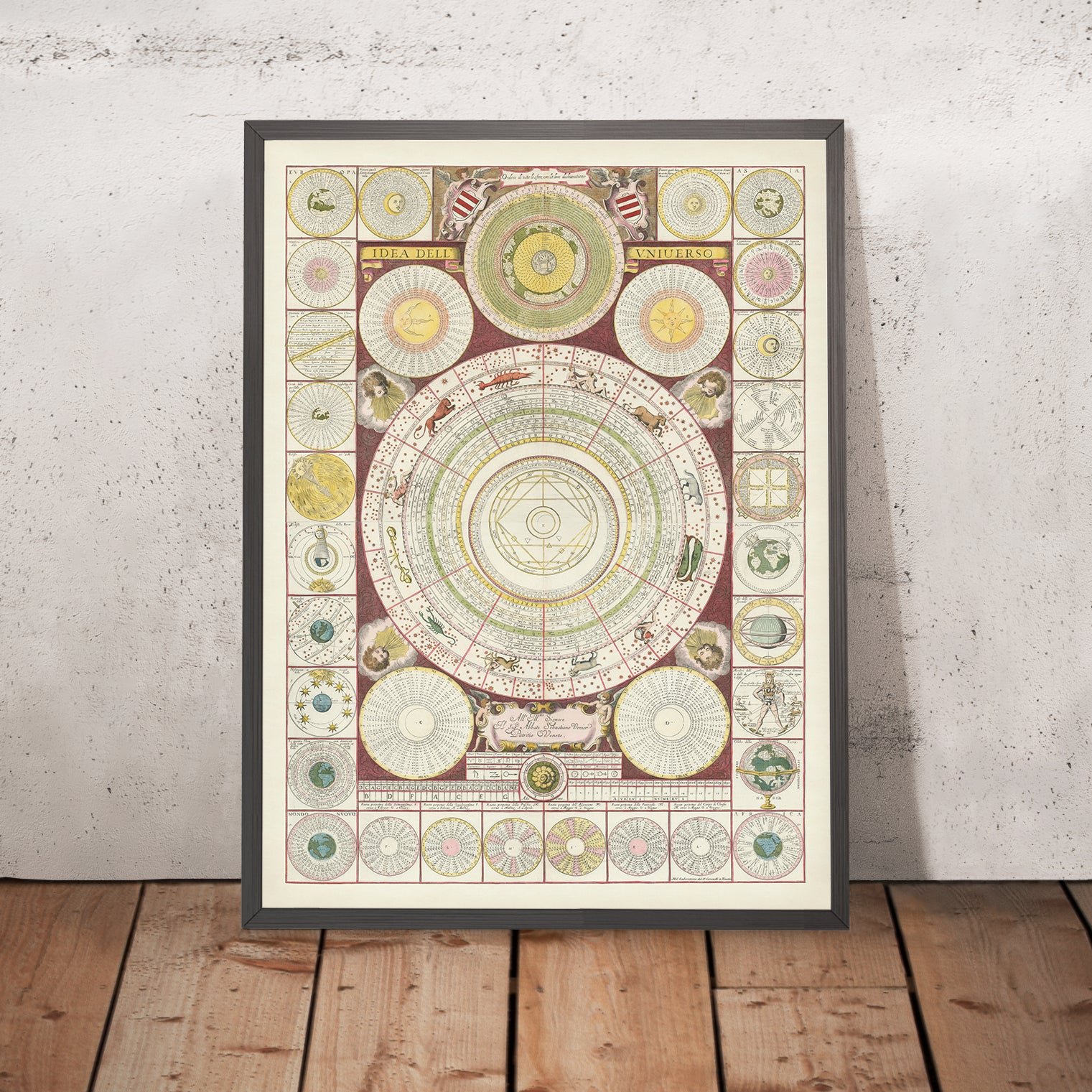 Coronelli's "Idea of the Universe" Cosmographical Chart, 1690 – The ...