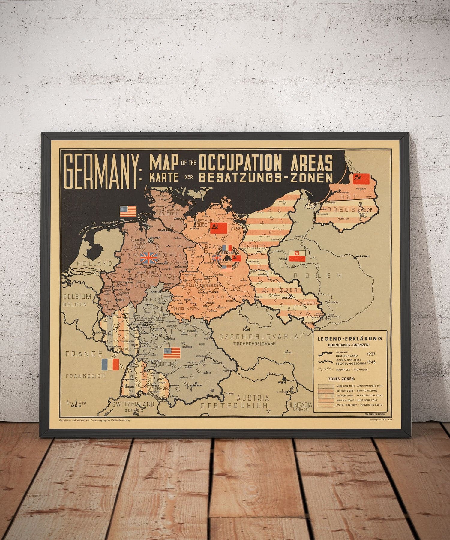 Mapa de la Alemania nazi de la Segunda Guerra Mundial - Mapa de ...